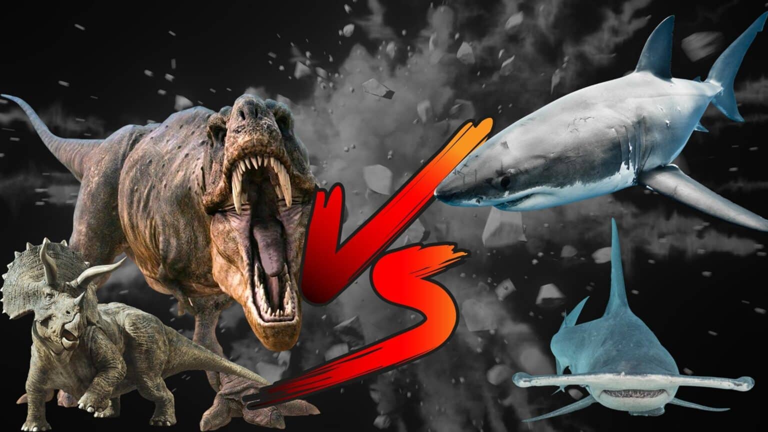Dinosaurs Vs Sharks! Which is better? - Blue Planet Aquarium